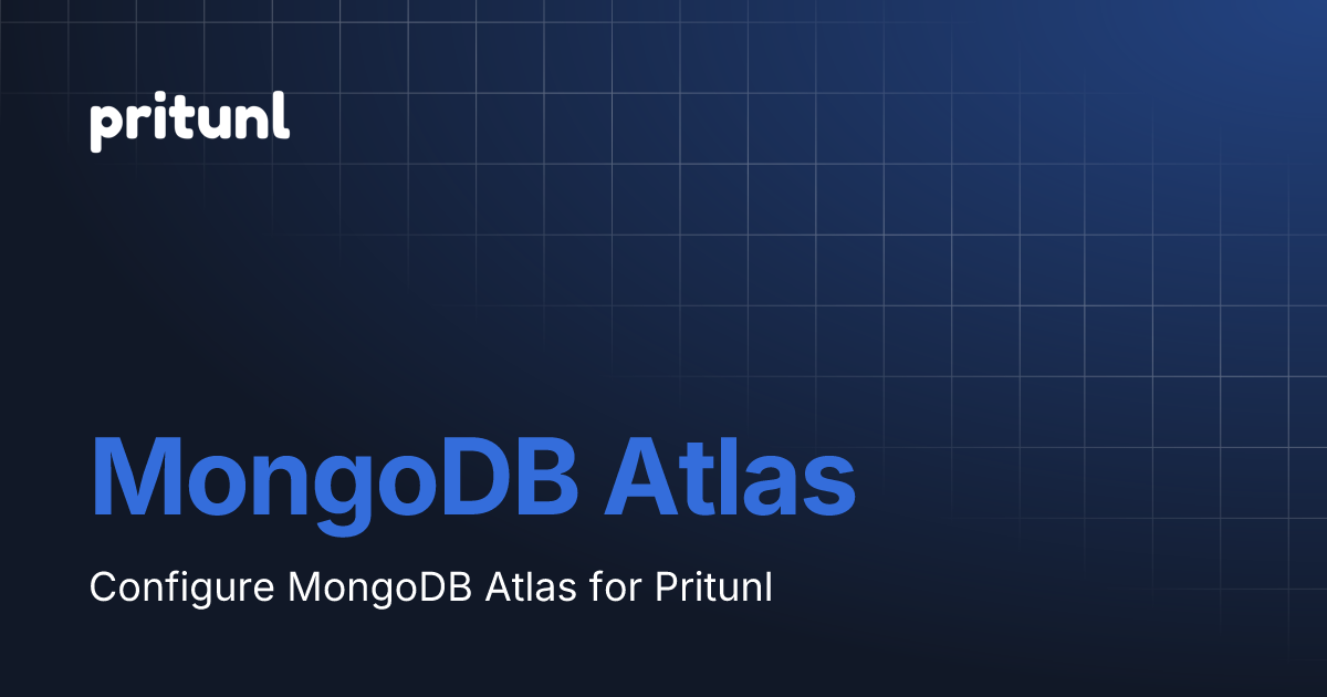 MongoDB Atlas | Pritunl VPN | Pritunl Documentation